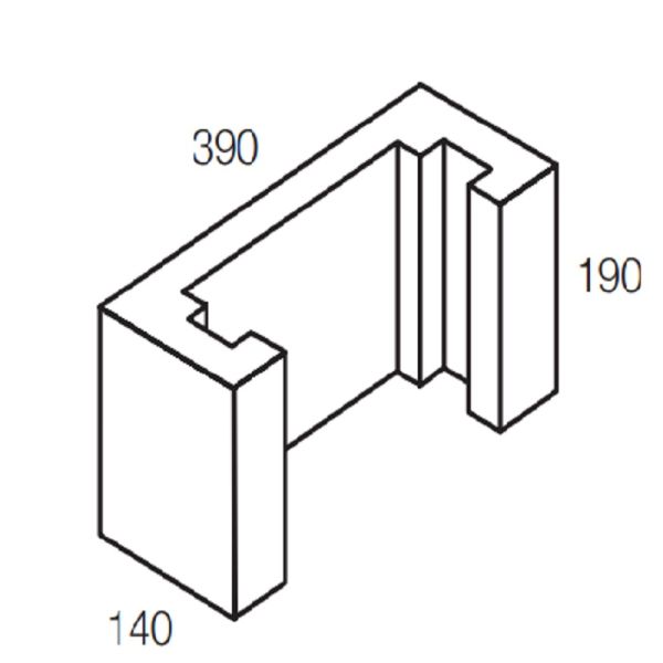 140mm Cleanout Block | Steve Jones Landscaping