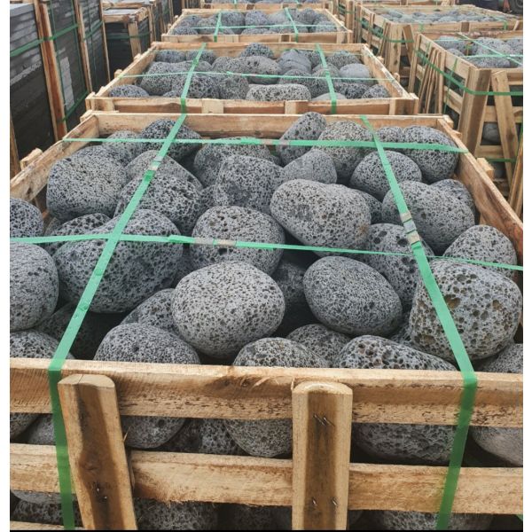 VOLCANIC LAVA ROCKS 200-300mm CRATE | Steve Jones Landscaping