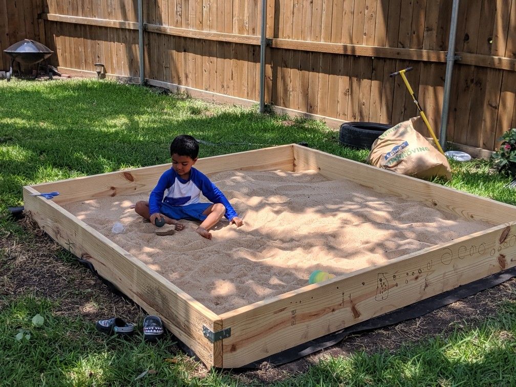 Backyard Sandpit for Kids | Steve Jones Landscaping